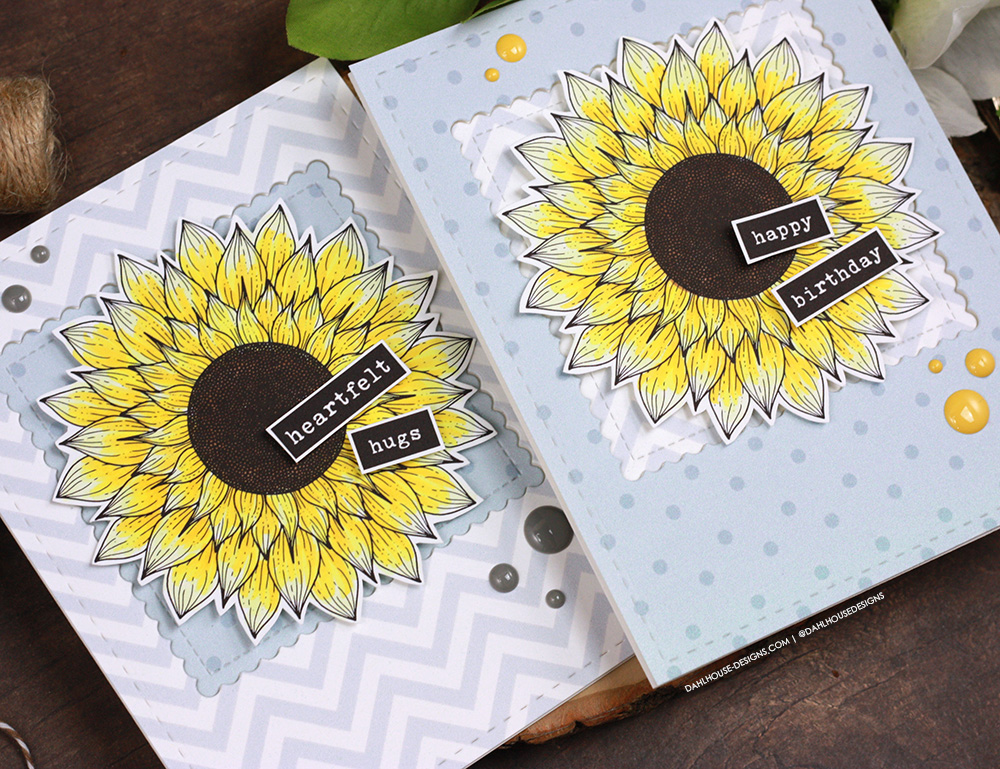 An Easy 2 for 1 Card Layout | dahlhouse designs